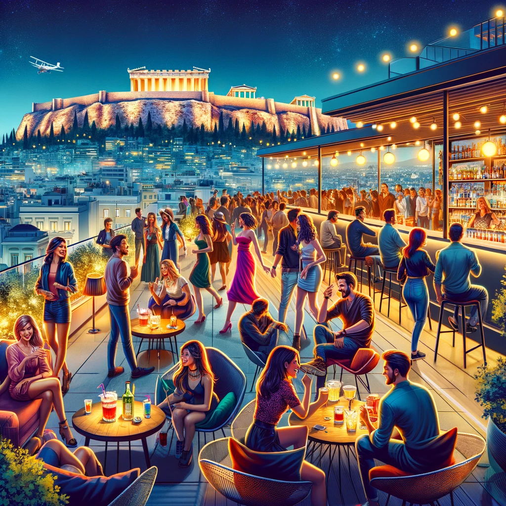 Athens Rooftop Pub Crawl w/ Acropolis Views & Party | Athens Party Pub ...